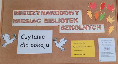 Międzynarodowy Miesiąc Bibliotek Szkolnych Zespół Szkół Specjalnych