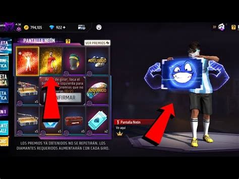YA LLEGO LA RULETA MAGICA CON EL EMOTE PANTALLA NEON Y CONJUNTO DE