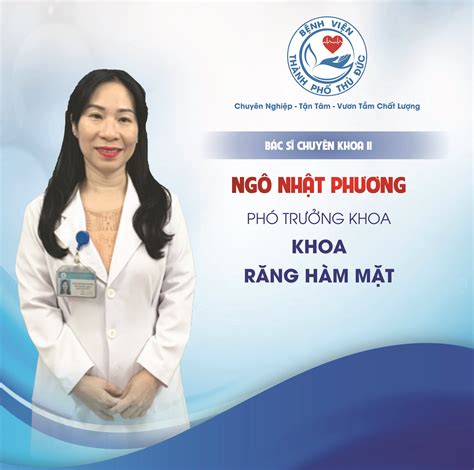 Giới thiệu khoa răng hàm mặt Bệnh Viện Thành Phố Thủ Đức