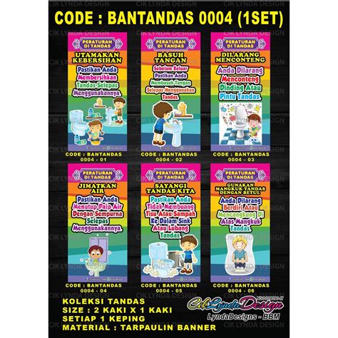 PRE ORDER BANNER SET HIASAN TANDAS SEKOLAH Shopee Malaysia