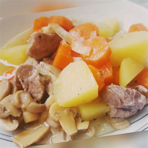 Recette Sauté de Porc aux Carottes et Champignons Diététique En Ligne