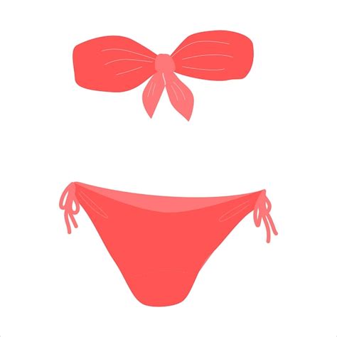 Bikini De Dibujos Animados Rosa Sexy Vector Premium Sexiezpix Web Porn