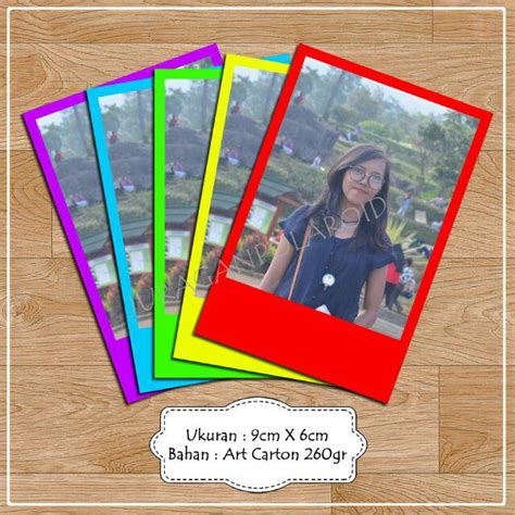 Jual Cetak Foto Polaroid 2R Polos Putih Warna Full Shopee Indonesia