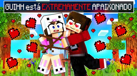 GUIHH está EXTREMAMENTE APAIXONADO na COELHA no Minecraft YouTube