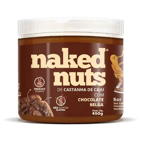 Pasta De Castanha De Caju Chocolate Belga Crocante 450g Naked