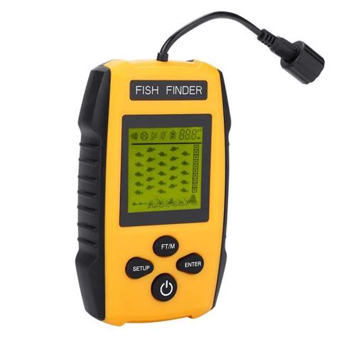 SALALIS Sondeur de poisson Détecteur de poisson LCD Portable 100M avec
