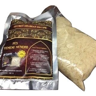 Secret Arabian Recipe Nasi Arab Set Lengkap Beras Basmathi Pes Rempah