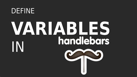 How To Use Variables In Handlebars Js YouTube