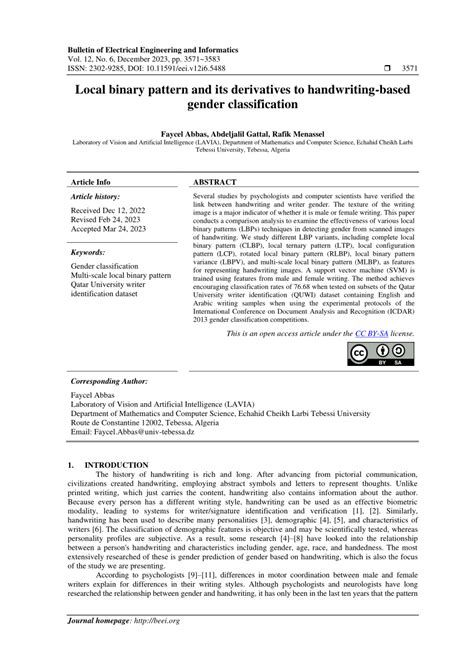 pdf local binary pattern and its derivatives to handwriting based gender classification