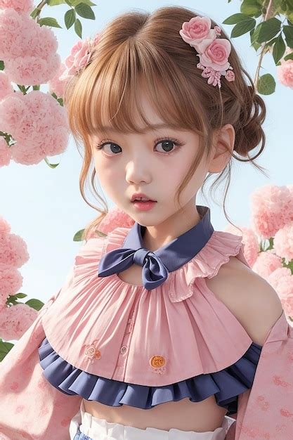 裸の裸の女の子 可愛い日本の女の子 アジアの女の子 Premium AI生成画像