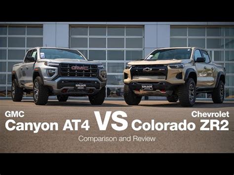 2024 Chevy Colorado ZR2 Vs GMC Canyon AT4 Comparison And Review
