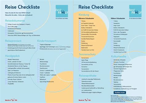 Steigen montieren Universität ich packe meinen koffer checkliste