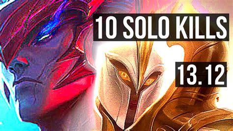 YONE Vs KAYLE TOP 10 Solo Kills 500 Games Godlike KR Master