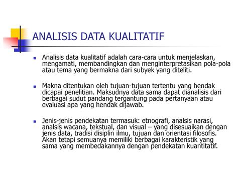 Tahap Analisis Data Kualitatif Ilmu