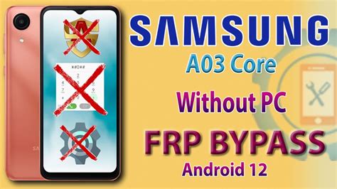 Samsung A Core Sm A F Frp Bypass Without Pc New Trick Google