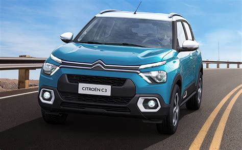 Novo Citroën C3 2022 primeira imagem oficial revelada Brasil
