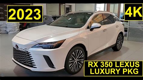 Lexus RX 350 Luxury Package 2023 Interior And Exterior Feature Review