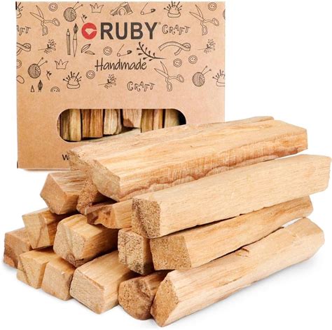 RUBY Encens Naturel Palo Santo XL 120 grammes 14 18pcs Bois sacré