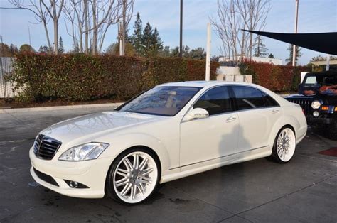 Mercedes Benz S550 W221 S Class WHITE BENZTUNING