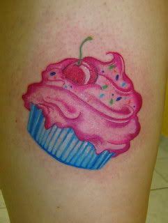 PINK INK Tattoo B Bloglovin On English Cupcake Tattoos Pink