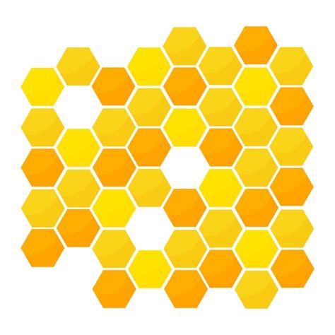 Diseño de vectores de fondo de abejas de miel Vector Premium