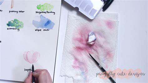 Basic Watercolor Techniques Part Two Youtube
