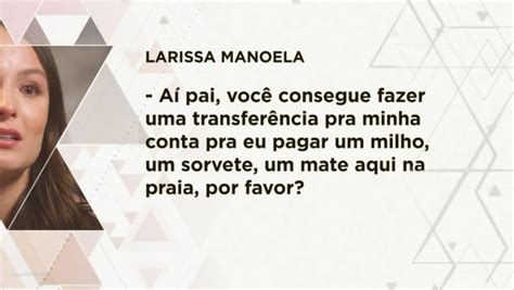 Foto Larissa Manoela contou que não tinha dinheiro para comprar coisas