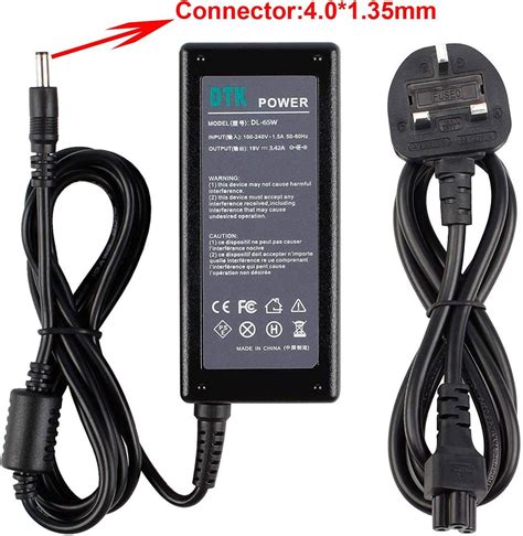 DTK Laptop Charger 19V 3 42A 65W Power Supply For ASUS Amazon Co Uk