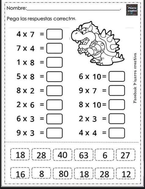 Cuadernillo Tablas De Multiplicar Super Mario Artofit