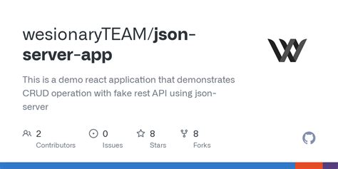 GitHub WesionaryTEAM Json Server App This Is A Demo React
