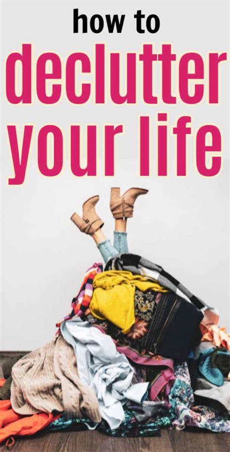 5 awesome tips to declutter your life now and get clutter under control