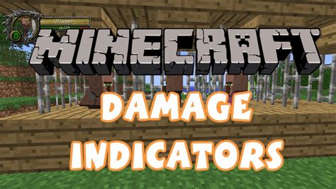 Minecraft Mod Showcase Damage Indicator 1 6 2 YouTube