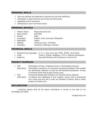 CURRICULUM VITAENEW PDF