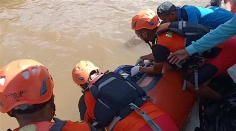 Perahu Dihantam Gelombang Pemancing Ditemukan Tak Bernyawa Di Sungai