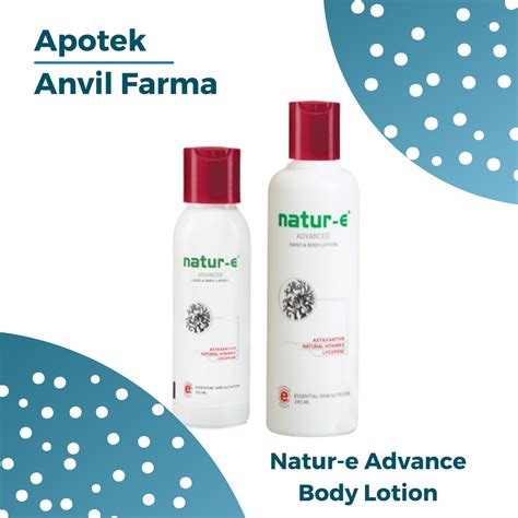 Jual Natur E Hand Body Lotion Advanced Ml Dan Ml Shopee