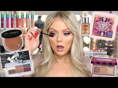 Full Face First Impressions Testing New Makeup Youtube Full