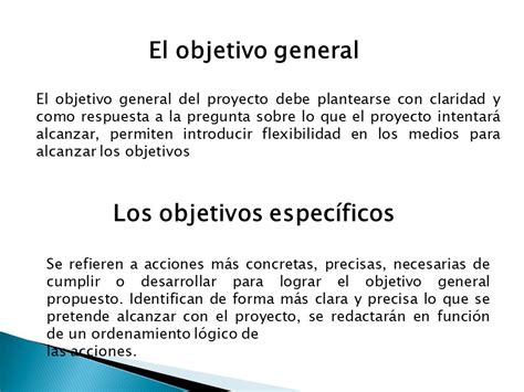 Objetivo general y específicos ppt video online descargar