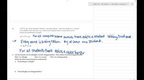misc exercises logical equivlance predicates quantifiers youtube