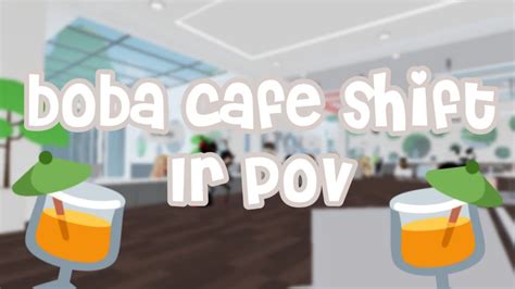 Boba Cafe Shift Lr Pov Youtube