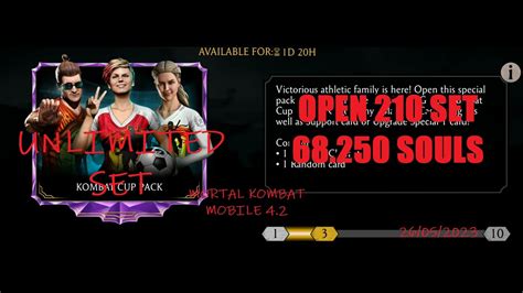 Opening Sets Kombat Cup Pack Souls Mortal Kombat