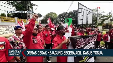 Pemuda Batak Bersatu Provinsi Lampung Desak Kejagung Segera Adili Kasus