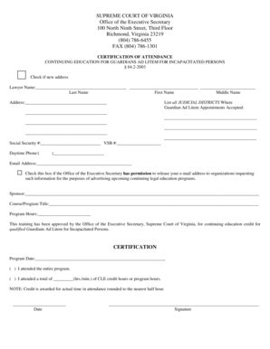 Fillable Online Courts State Va Blank Form Virginia S Judicial System