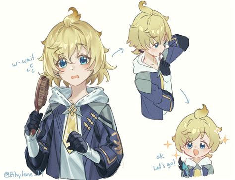 Mika Genshin Impact Drawn By Ethylene Ty Danbooru