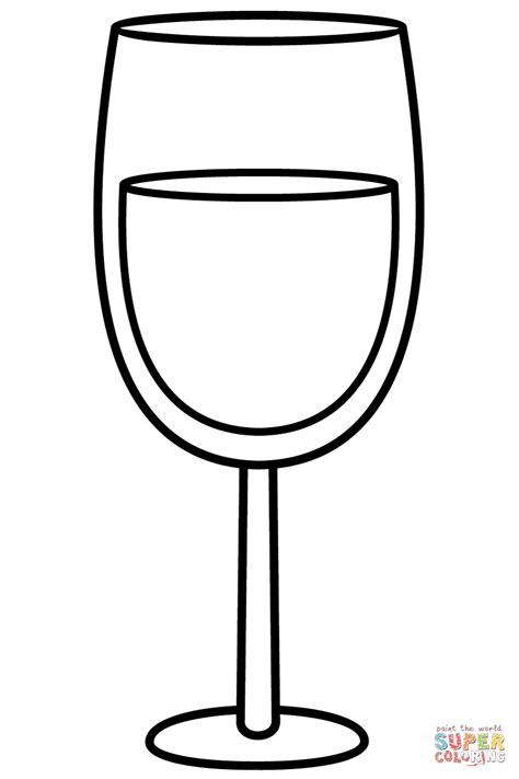 Desenho De Copo De Vinho Para Colorir Desenhos Para Colorir E