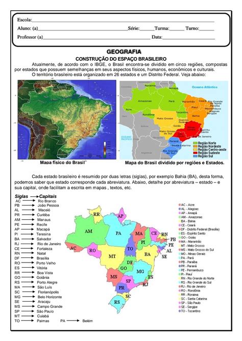 Blog Educação E Transformação geografia Campo E Cidade 34B