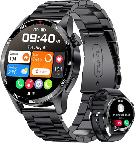 LIGE Montre Connectée Homme avec Appel Bluetooth Assistant Vocal 1 32