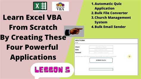 Ms Excel Vba Tutorials For Beginners Lesson How To Create A Cell