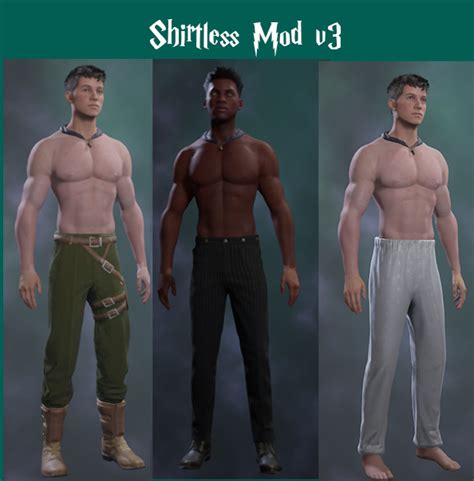 Hogwarts Legacy Shirtless Mod V By Dakyoz On Deviantart