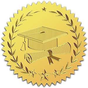 Amazon Co Jp CRASPIRE 25pcs Gold Foil Embossed Stickers Crown 2