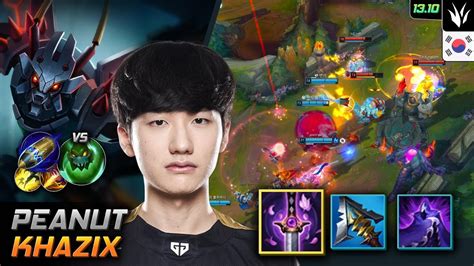 Peanut Kha Zix Jungle Build Youmuu S Ghostblade First Strike LOL KR